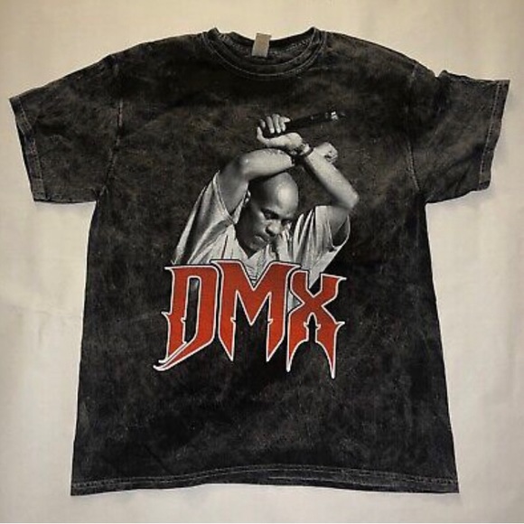 Shirts | Dmx Graphic Black Washed Short Sleeve Unisex Tshirt Size ...